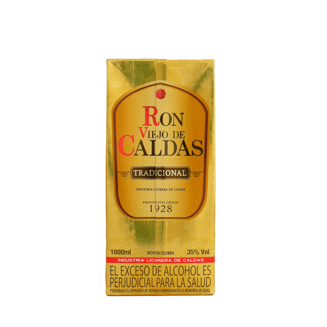 Tetrapack Ron Viejo de Caldas Tradicional 1000 ml - KStore